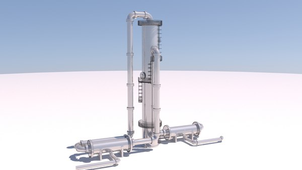 3d Distillation Column