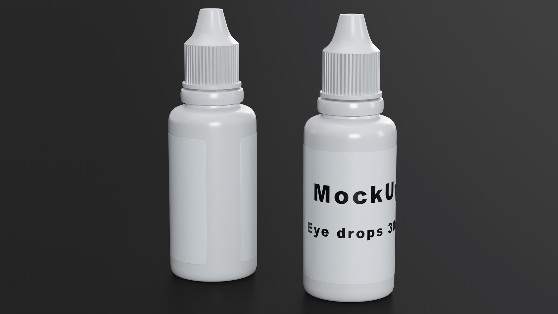 Eye Drops Bottle 30ml Mockup Model - TurboSquid 2152181