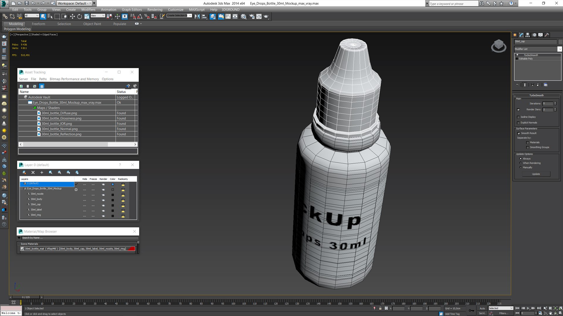 Eye Drops Bottle 30ml Mockup Model - TurboSquid 2152181