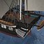 3d model uss constitution