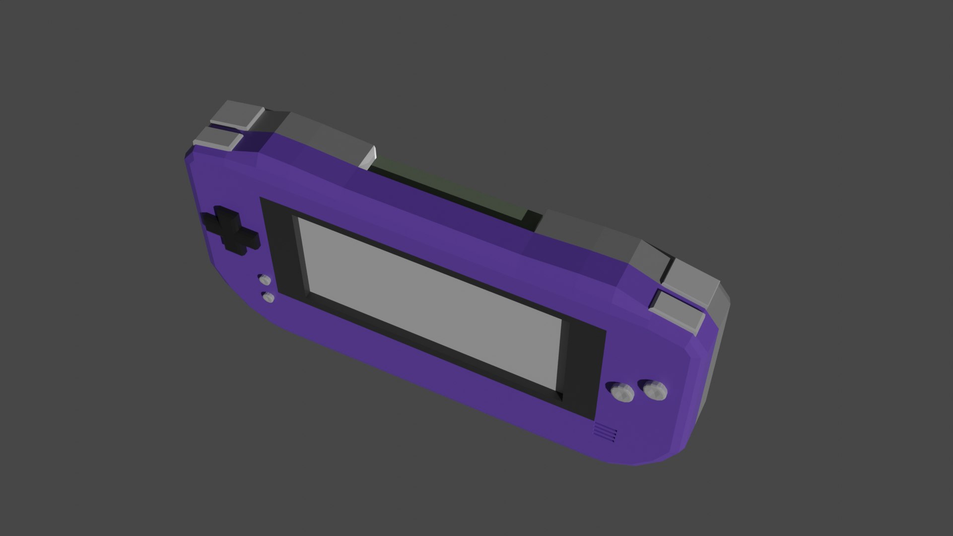 Simple Gameboy Advance Model 3D Model - TurboSquid 1977446