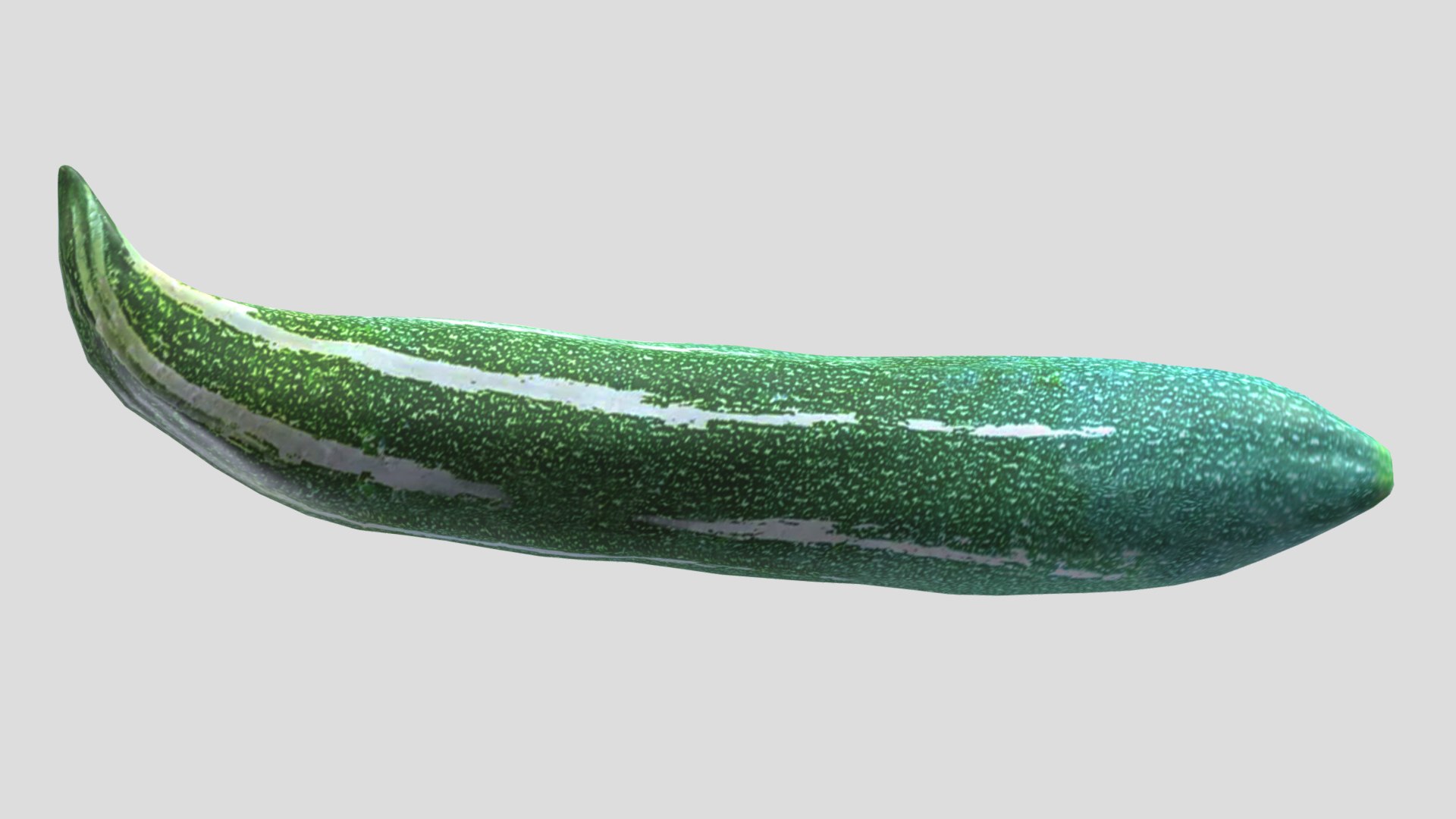 3D Vegetable Snake Gourd Low Poly Model - TurboSquid 2367642