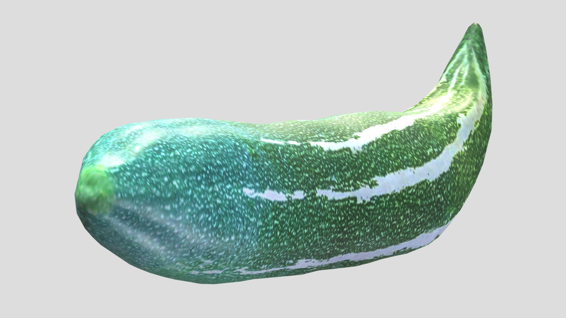 3D Vegetable Snake Gourd Low Poly Model - TurboSquid 2367642