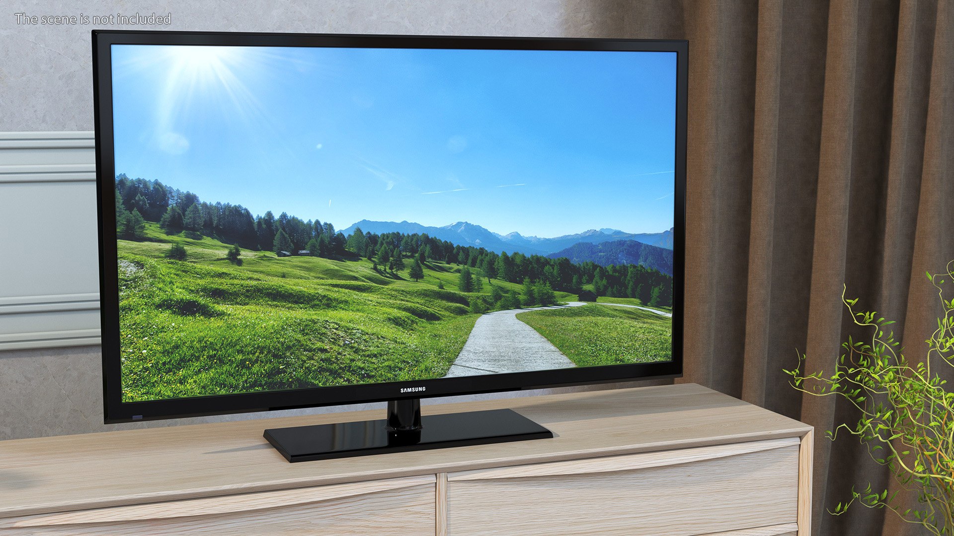 Samsung Flat Screen Television 51 Inch 3D Model - TurboSquid 2217109