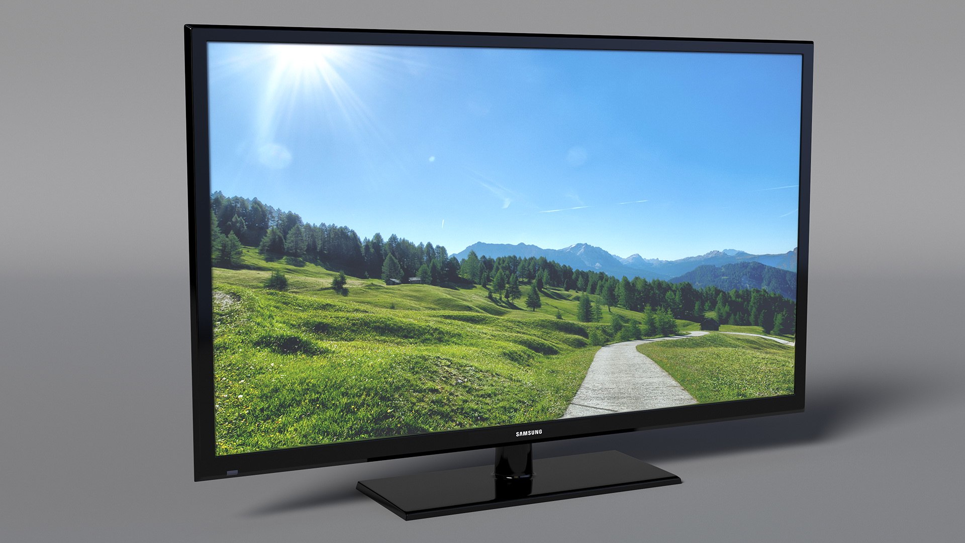 Samsung Flat Screen Television 51 Inch 3D Model - TurboSquid 2217109