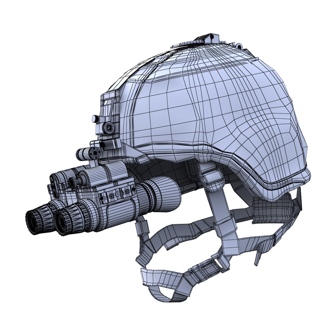 Realistic Advanced Combat Military Helmet 3d Model