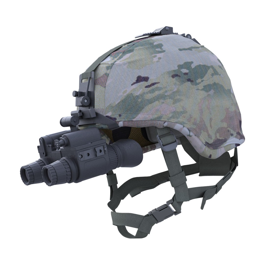 Realistic Advanced Combat Military Helmet 3d Model