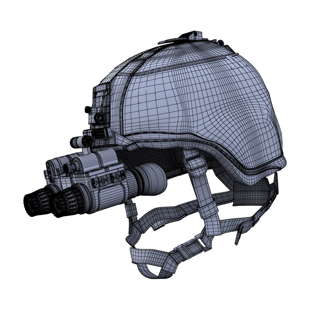 Realistic Advanced Combat Military Helmet 3d Model