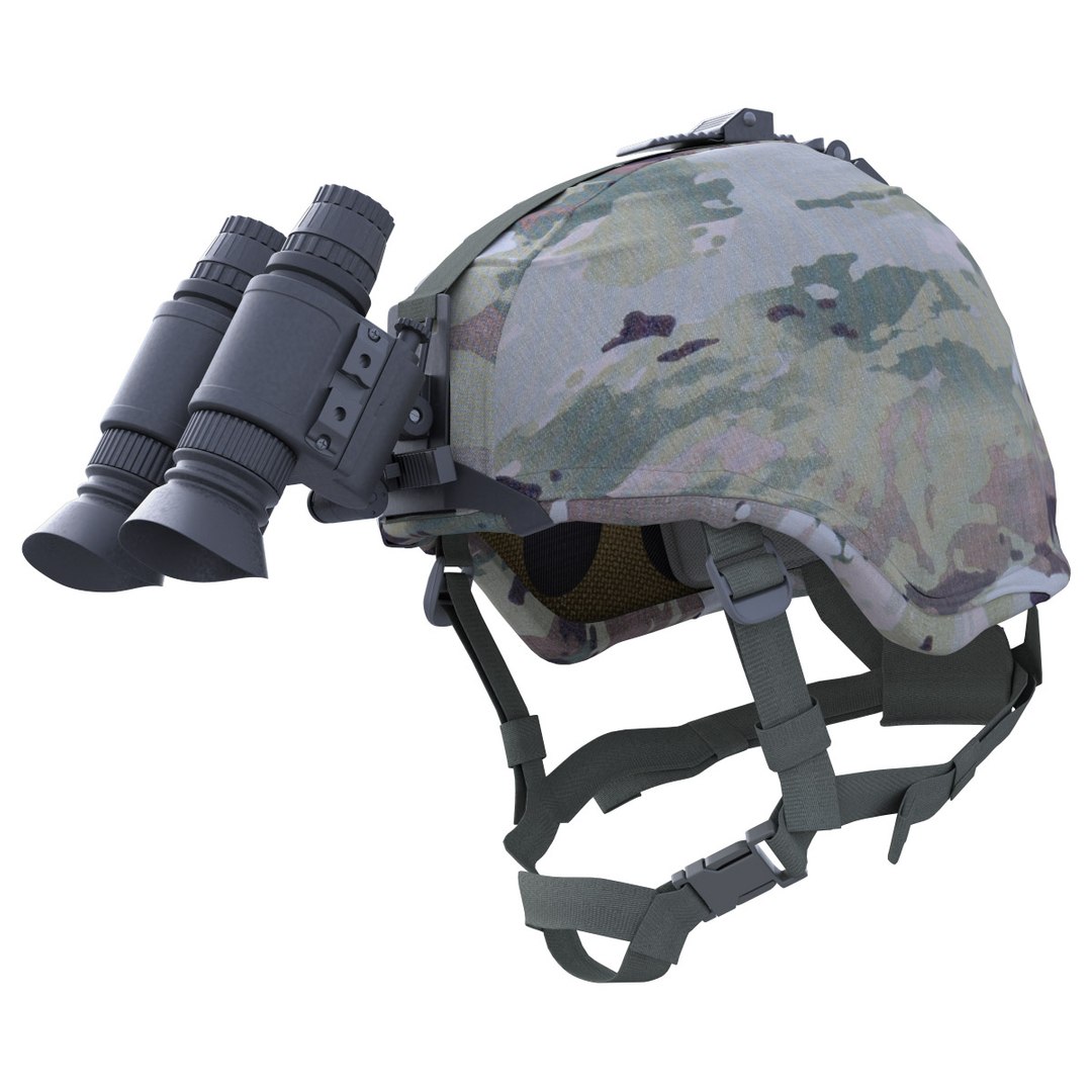 Realistic Advanced Combat Military Helmet 3d Model