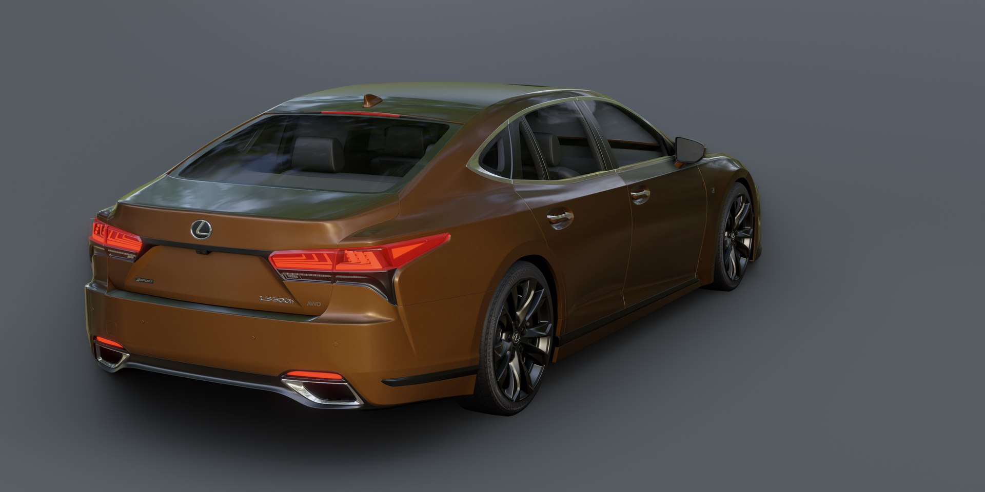 3D Lexus LS500h F Sport 2021 model - TurboSquid 2182574