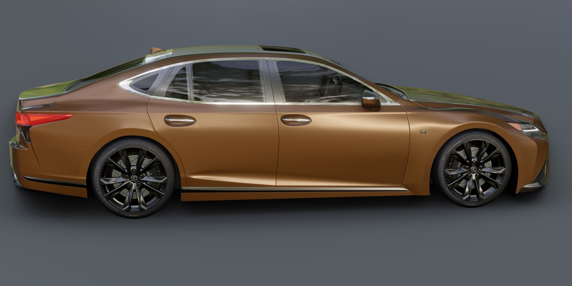 3D Lexus LS500h F Sport 2021 model - TurboSquid 2182574