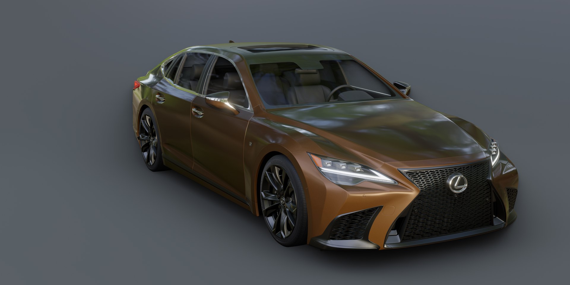 3D Lexus LS500h F Sport 2021 model - TurboSquid 2182574