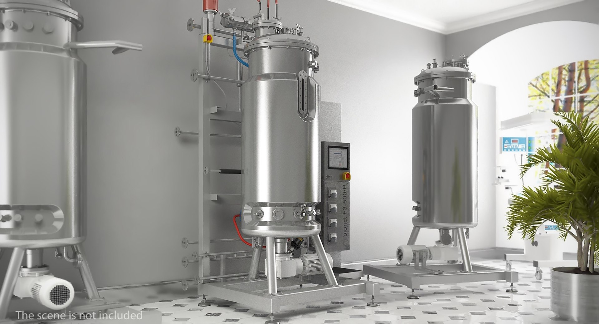 3D Bioreactor Bionet F3 - TurboSquid 1311254