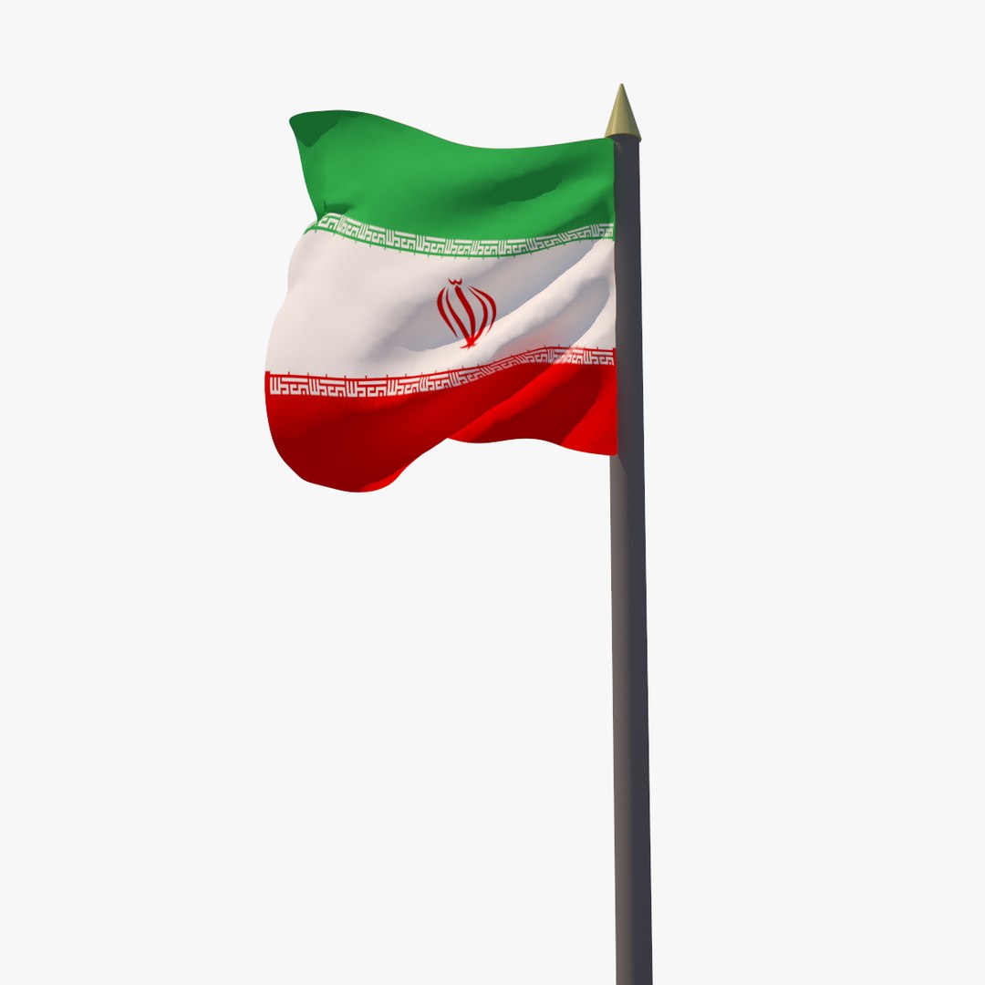 Flag Iran - Animation Model - TurboSquid 1189951