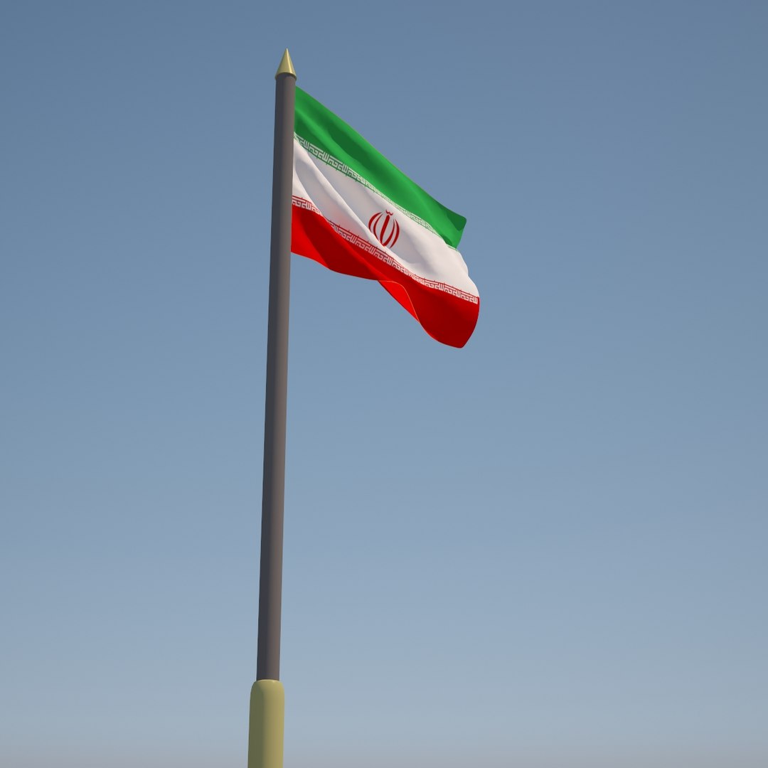 Flag Iran - Animation Model - TurboSquid 1189951