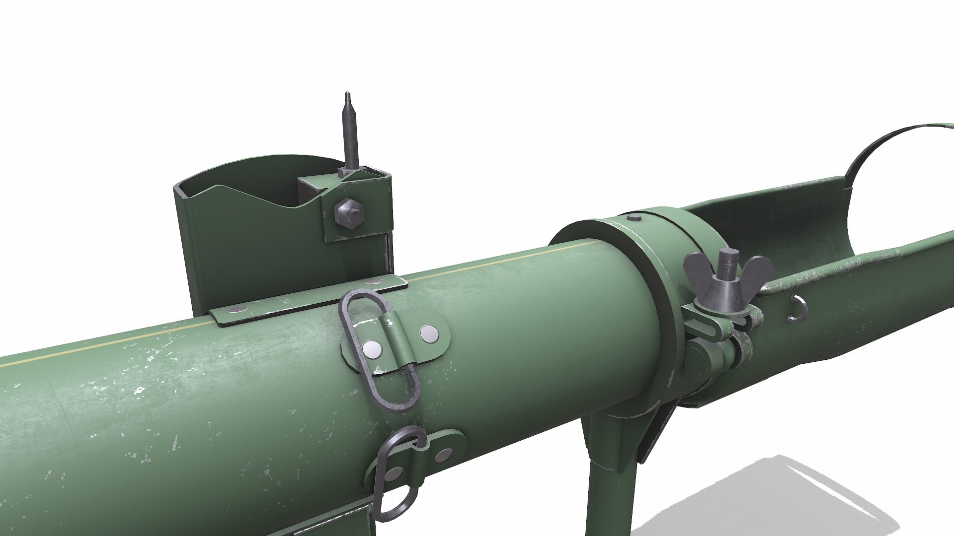 3D PIAT WW1 British Anti Tank Weapon Low-poly PBR - TurboSquid 2340575