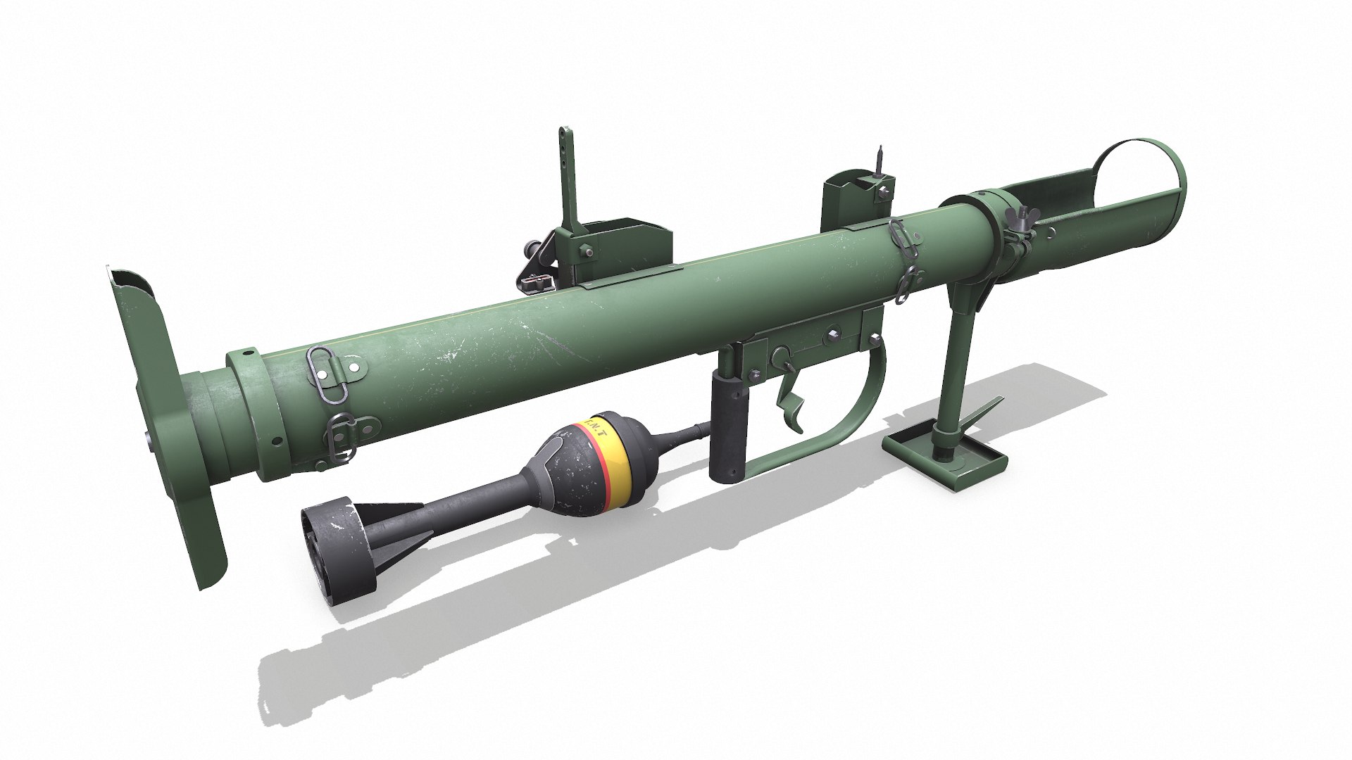 3D PIAT WW1 British Anti Tank Weapon Low-poly PBR - TurboSquid 2340575