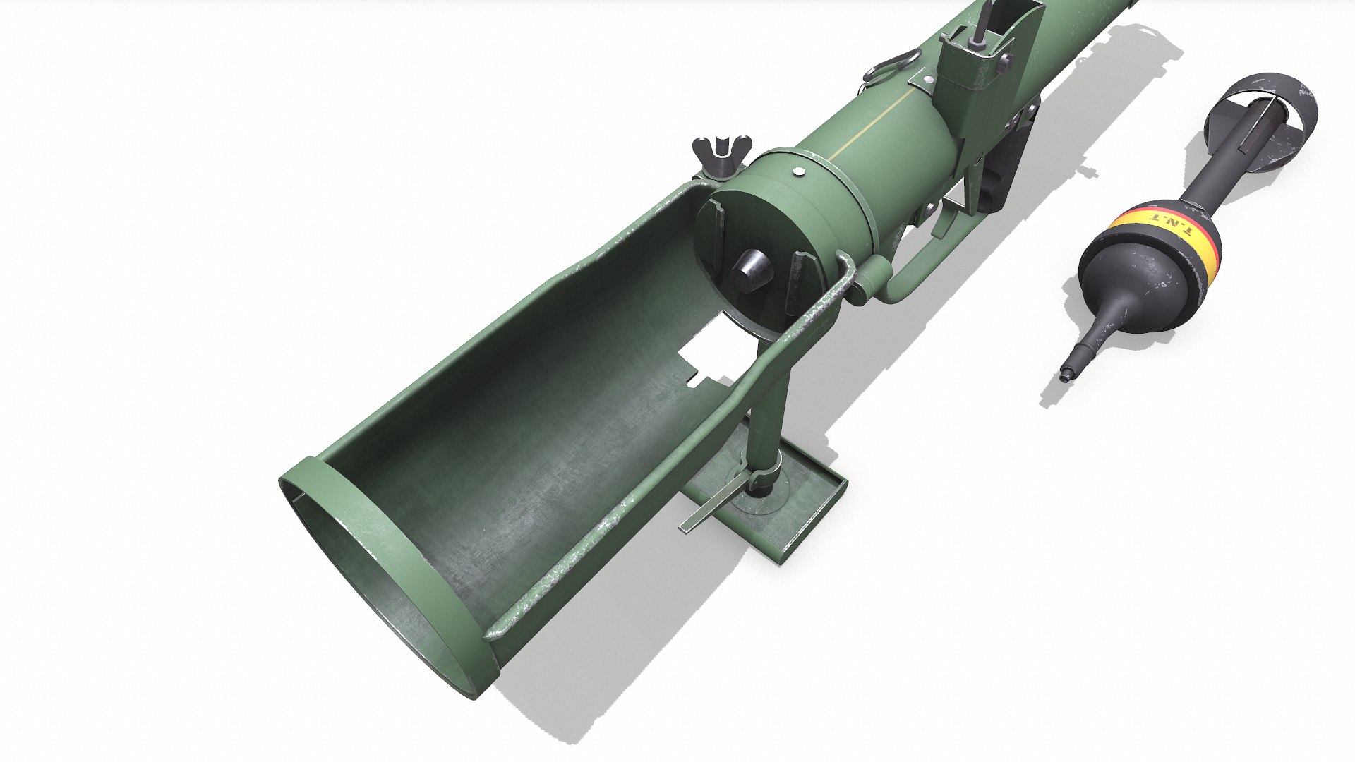 3D PIAT WW1 British Anti Tank Weapon Low-poly PBR - TurboSquid 2340575