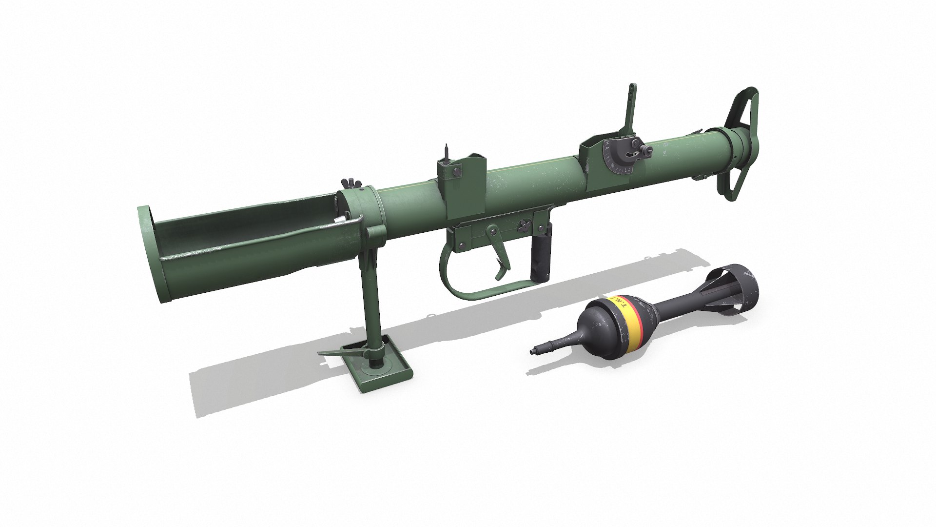 3D PIAT WW1 British Anti Tank Weapon Low-poly PBR - TurboSquid 2340575