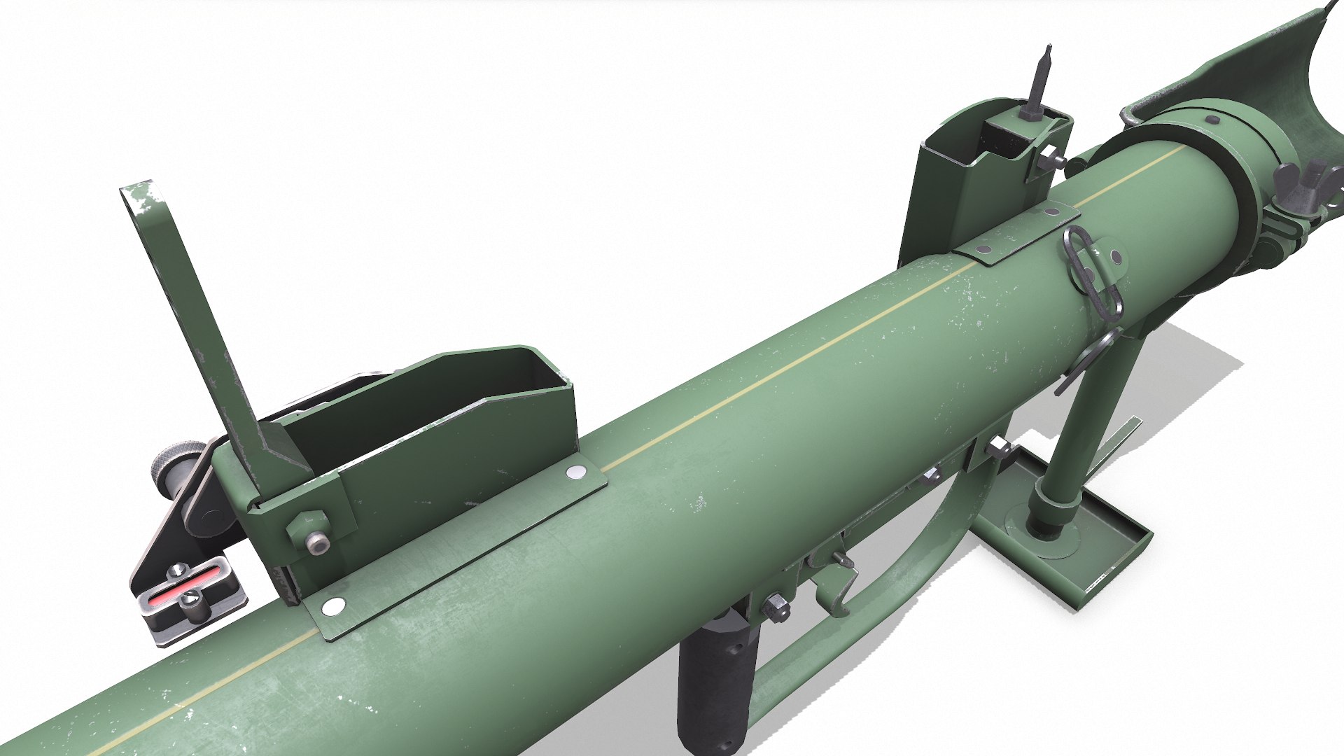 3D PIAT WW1 British Anti Tank Weapon Low-poly PBR - TurboSquid 2340575