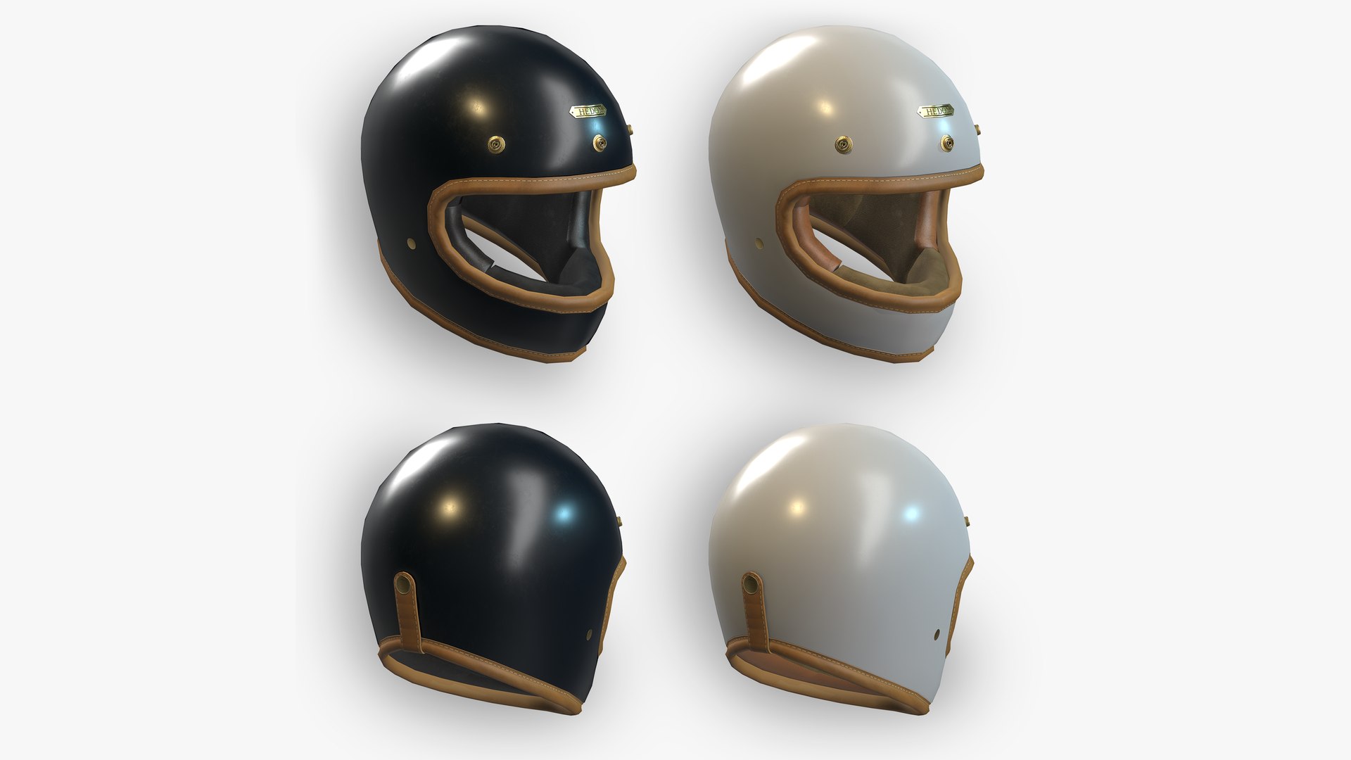 Helmet Classic Low-poly 3D Model 3D Model - TurboSquid 1934377