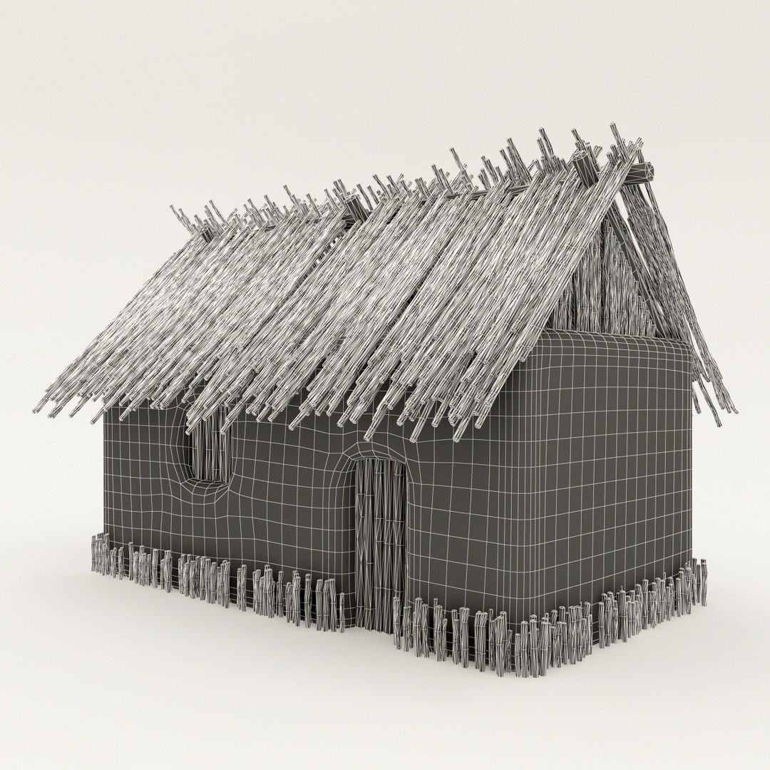 3ds Max Clay House