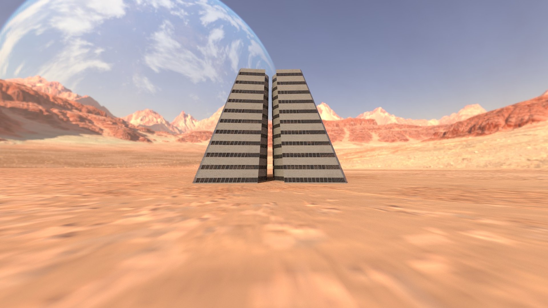 Alien Building 3D - TurboSquid 1533297