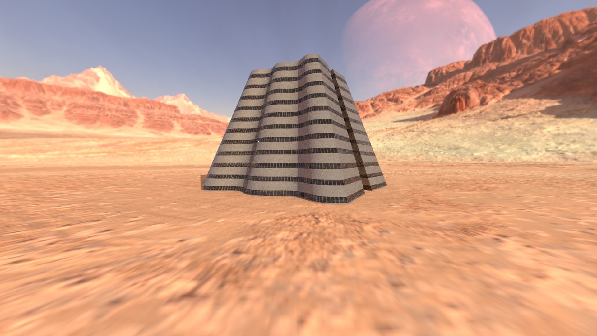 Alien Building 3D - TurboSquid 1533297