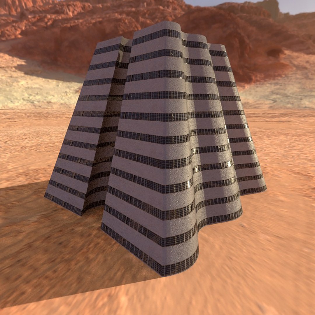 Alien Building 3D - TurboSquid 1533297