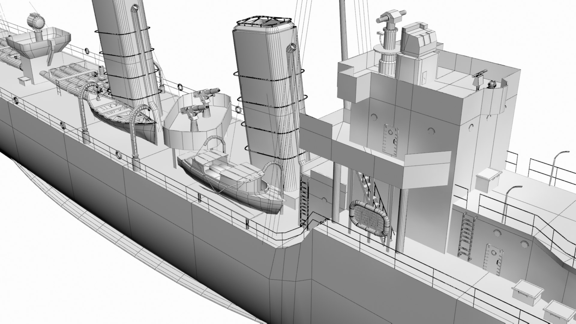 3D HMS Acasta Destroyer Model - TurboSquid 2173192