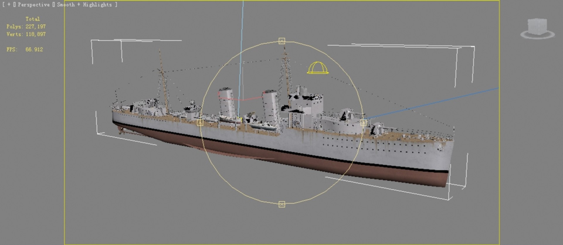 3D HMS Acasta Destroyer Model - TurboSquid 2173192