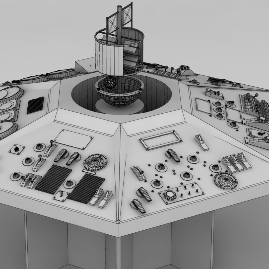 3d Tardis Console Model