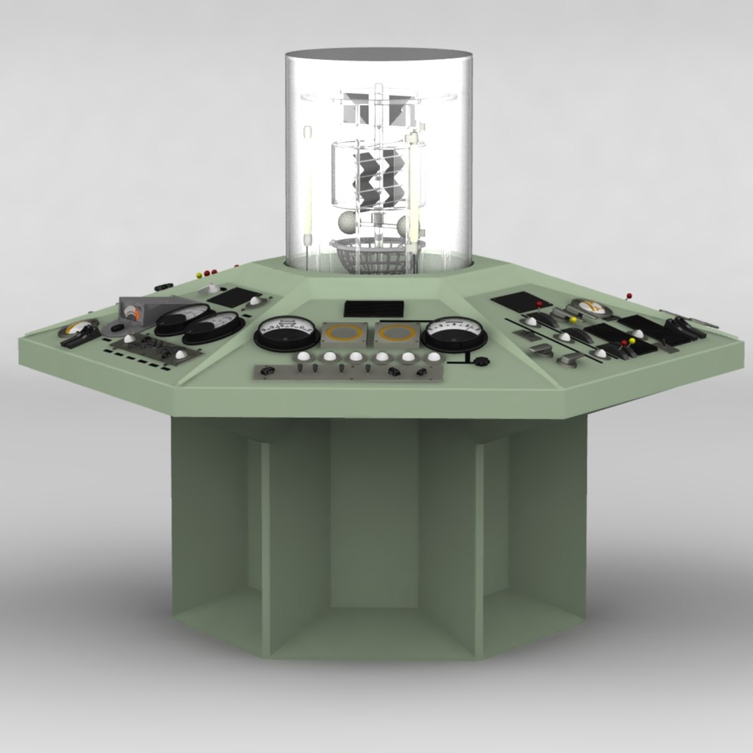 3d Tardis Console Model