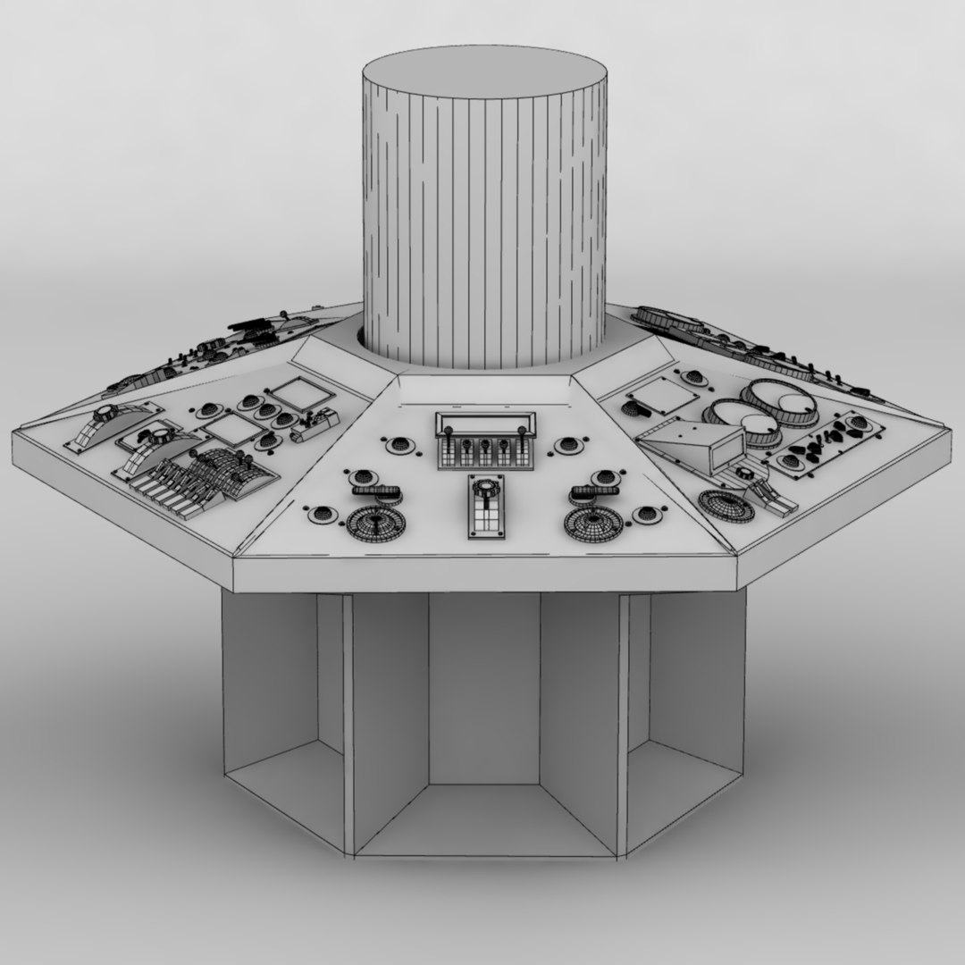 3d Tardis Console Model