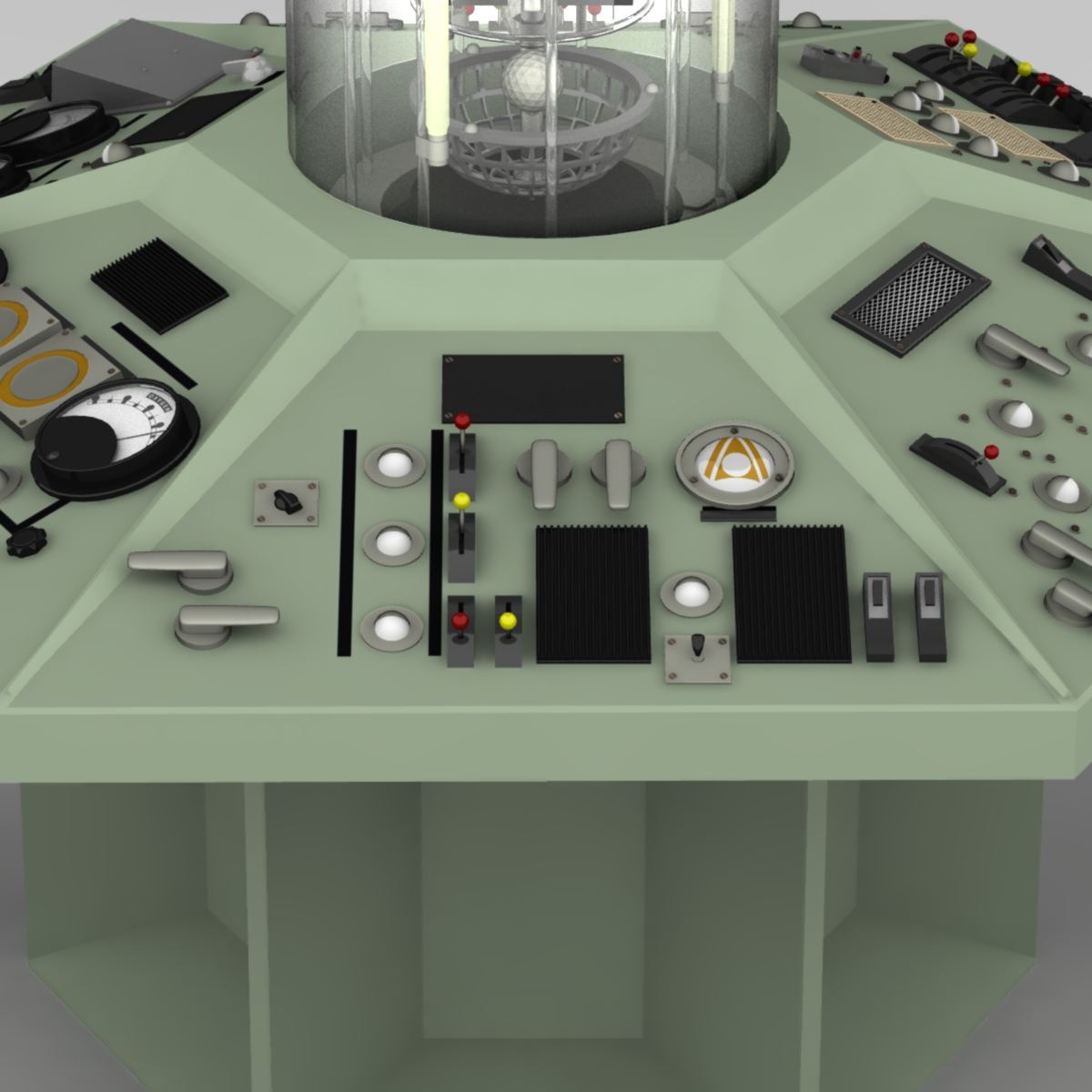 3d tardis console model