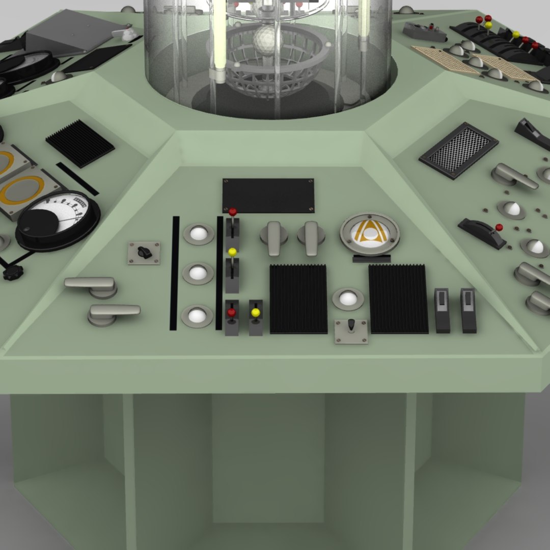 3d Tardis Console Model