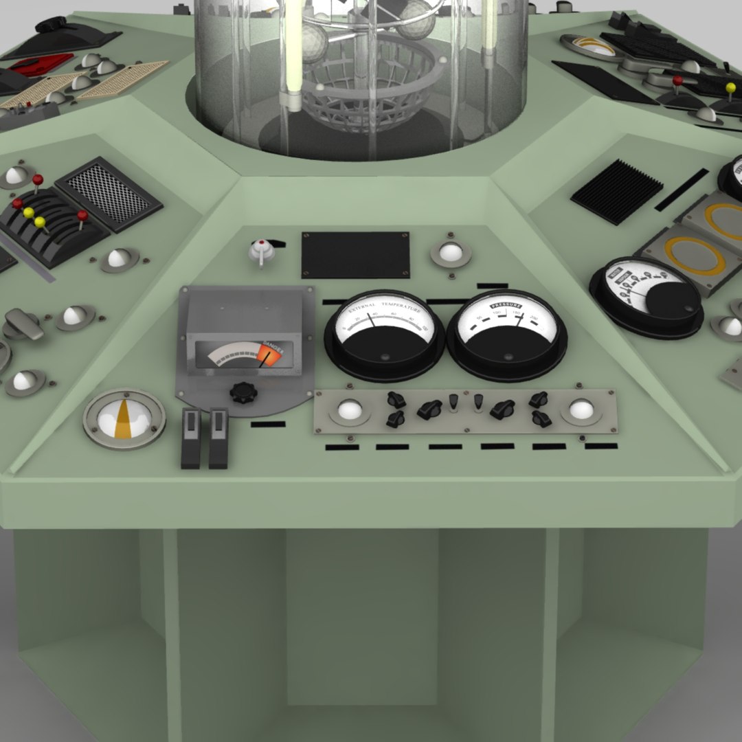 3d Tardis Console Model