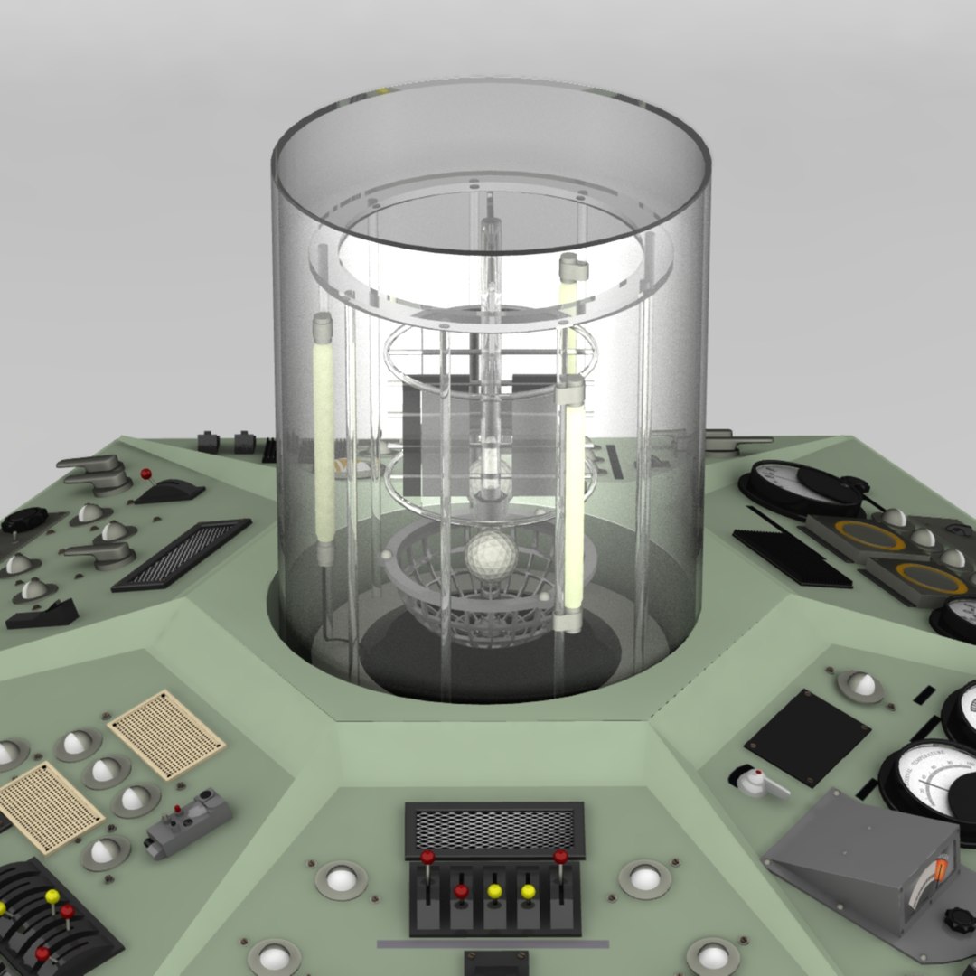 3d Tardis Console Model