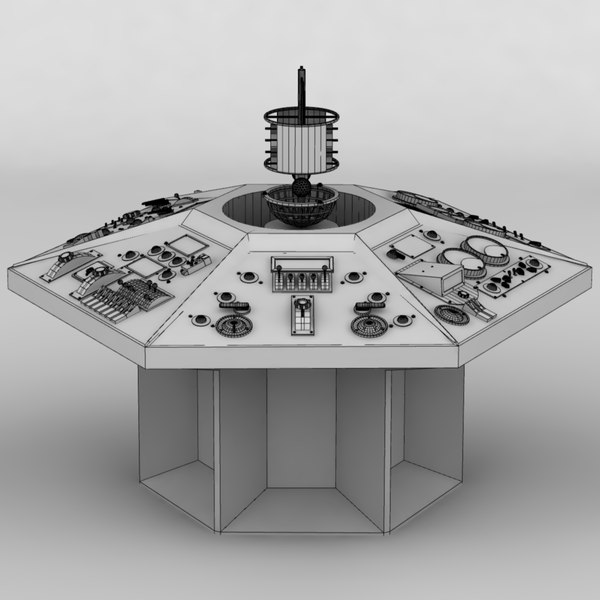 3d tardis console model