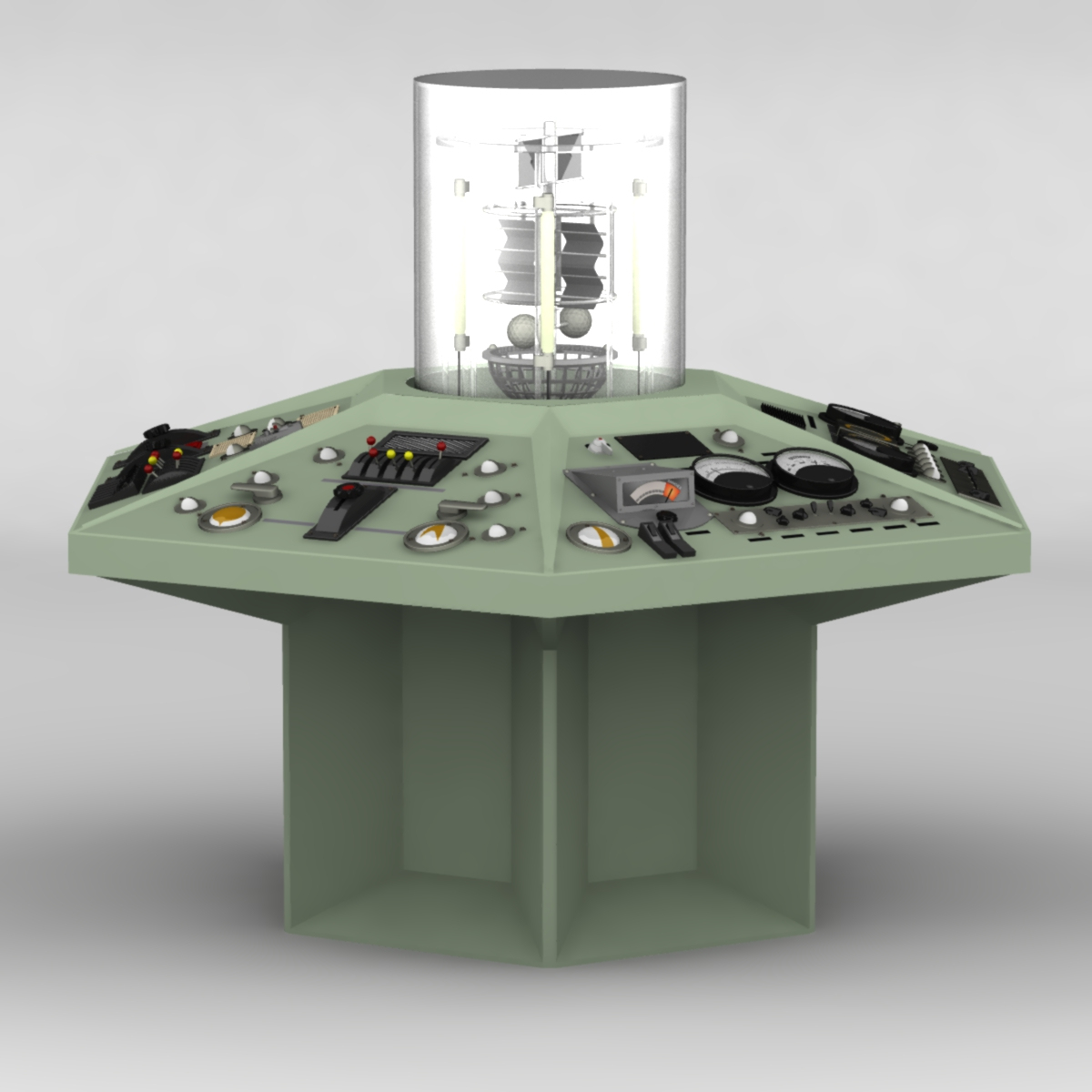 3d tardis console model