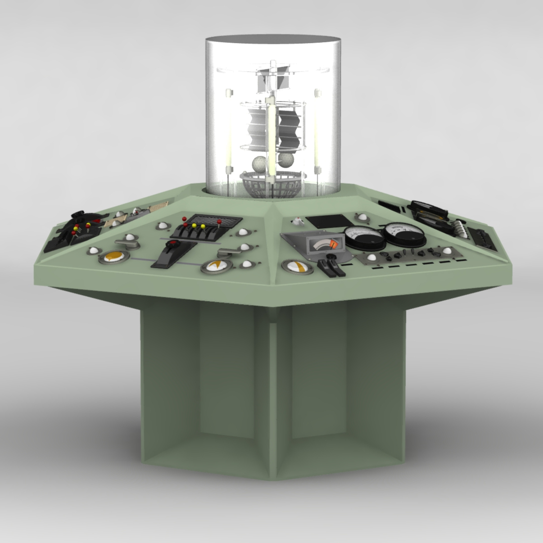 3d tardis console model