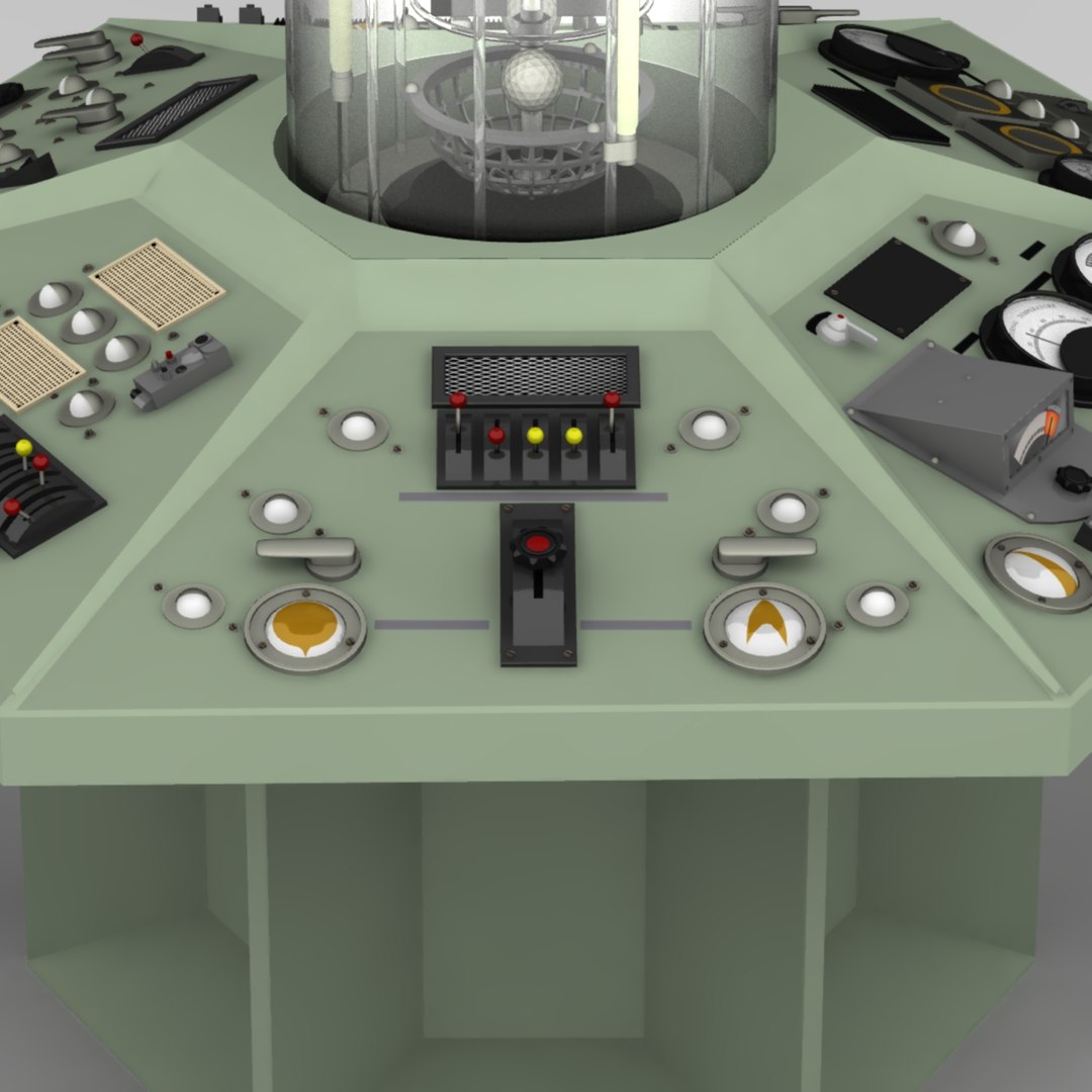 3d Tardis Console Model