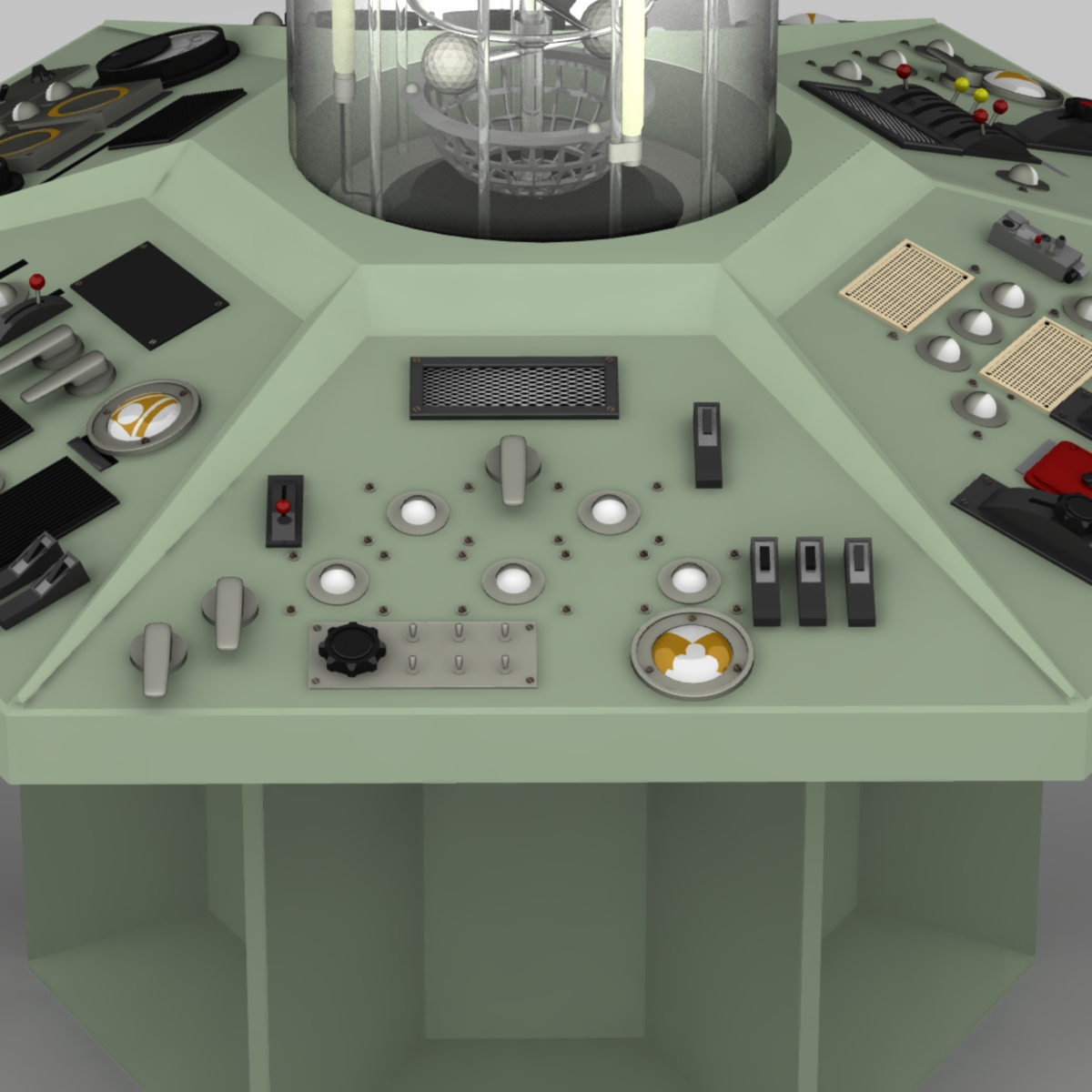 3d tardis console model