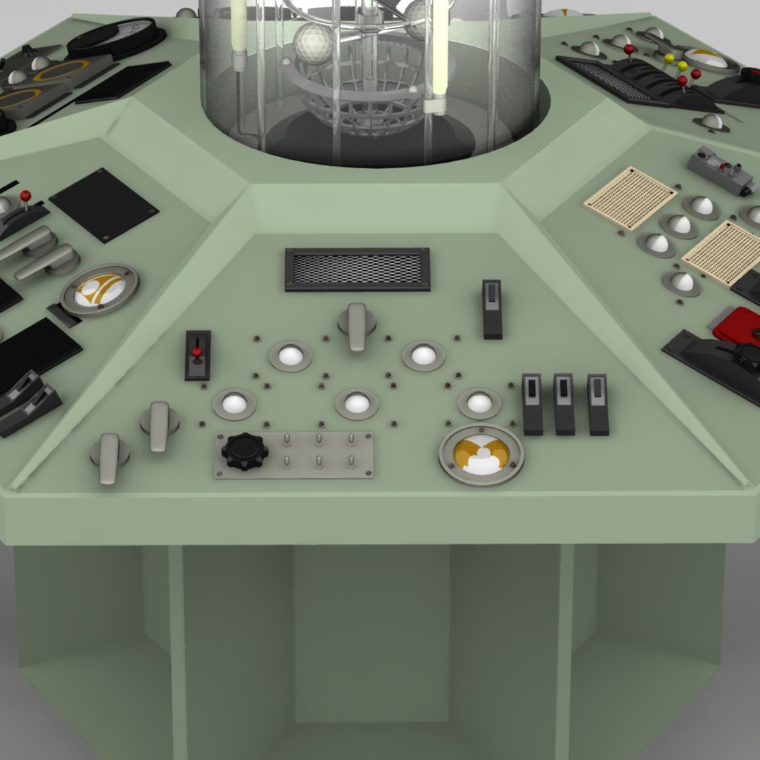 3d Tardis Console Model
