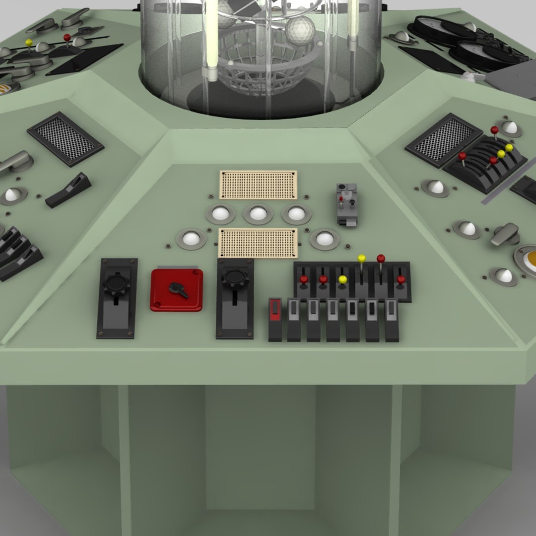 3d Tardis Console Model