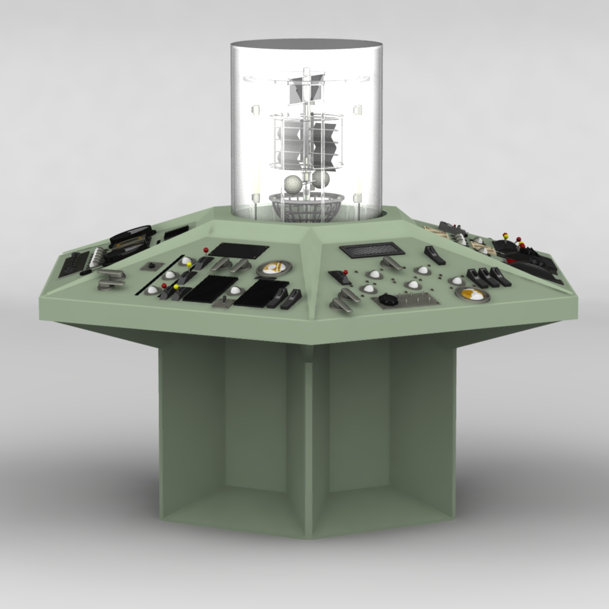 3d tardis console model
