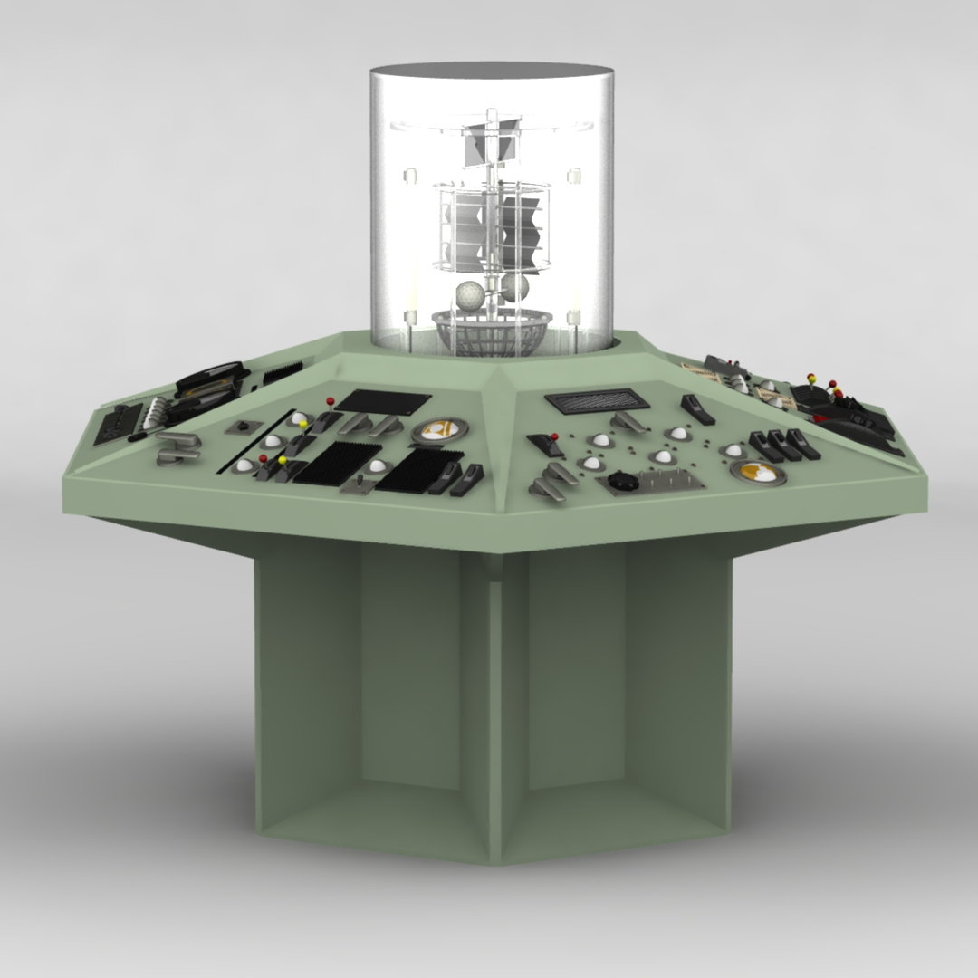 3d tardis console model