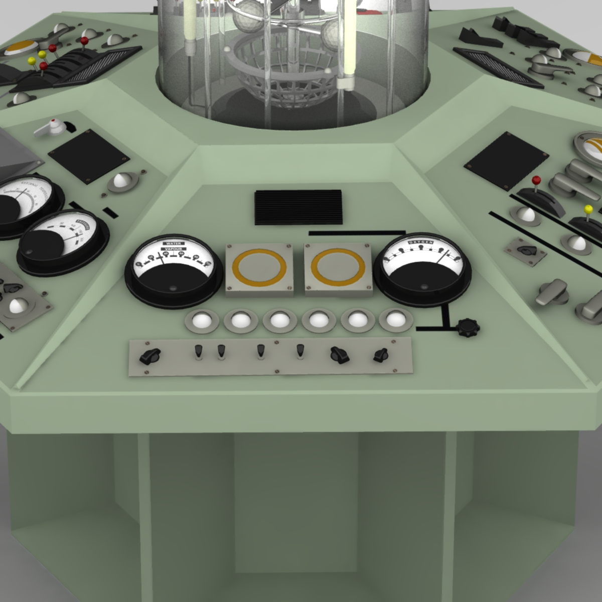 3d tardis console model