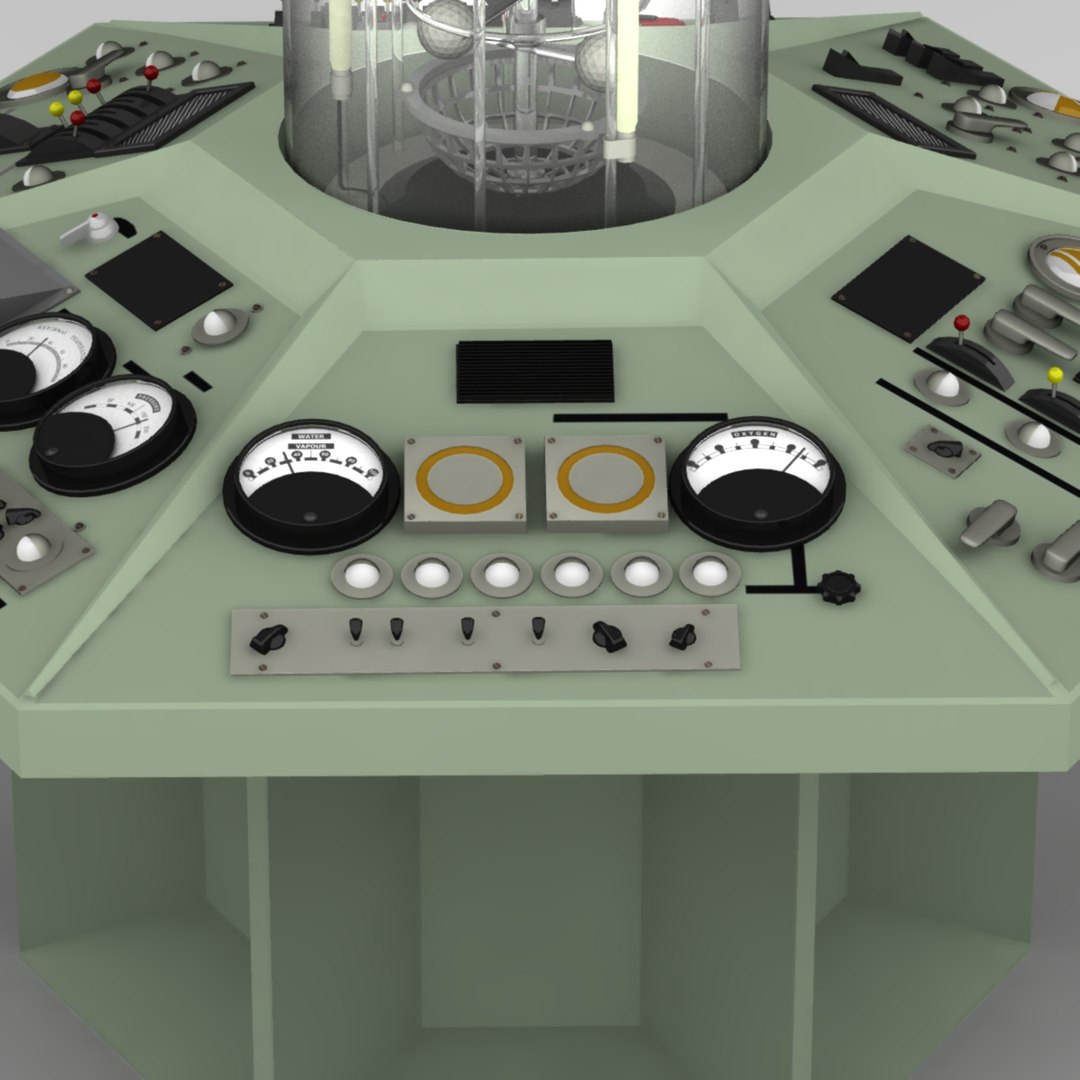 3d Tardis Console Model