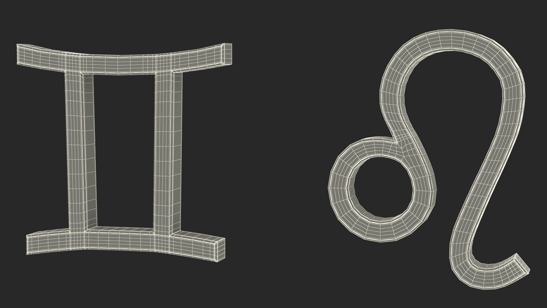 Astrological Signs Golden 3D Model - TurboSquid 2062978